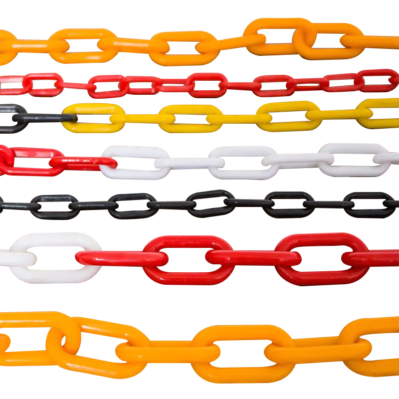 Wholesale Multicolour 8Mm Plastic Barricade Chain For Traffic Cone ...